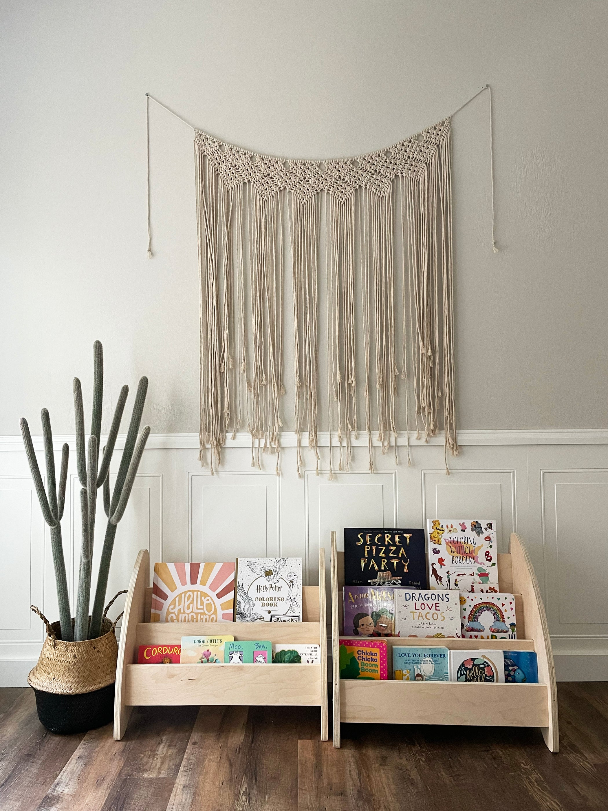 Natural Wooden Montessori Bookcase – Joey Co.